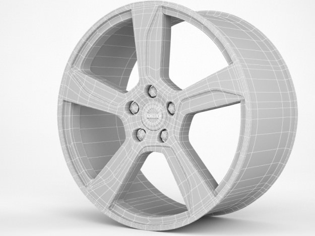 Volvo S60 rims collection 3D model | CGTrader