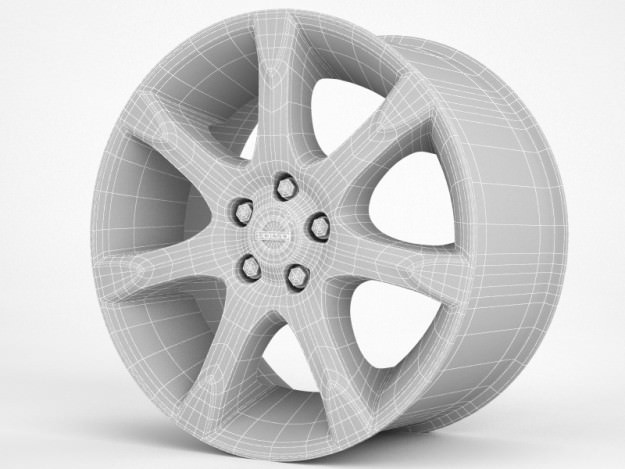 Volvo S60 rims collection 3D model | CGTrader
