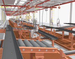Production line 3D Models | CGTrader