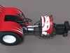 Pulling tractor with radial engine 3D model | CGTrader