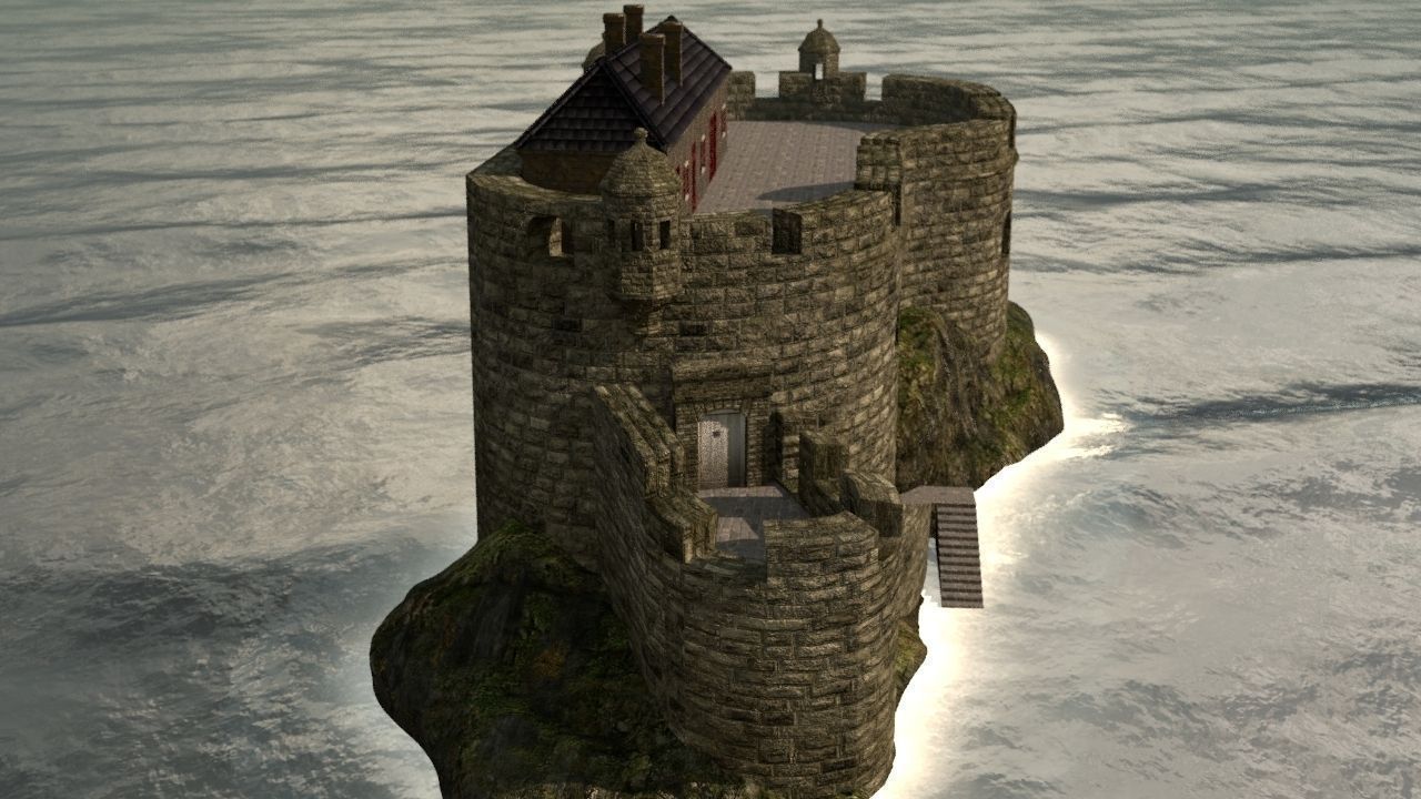Coastal defense fort 3D model | CGTrader