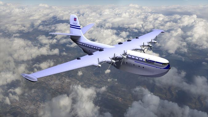 Saro Princess flyingboat 2 3D model | CGTrader