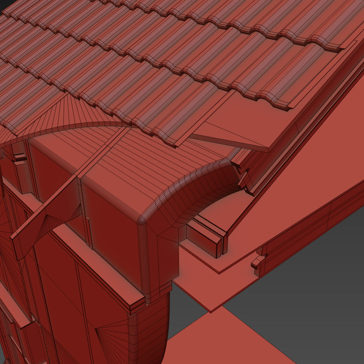 House Wall Cross Section Insulation 3D model | CGTrader
