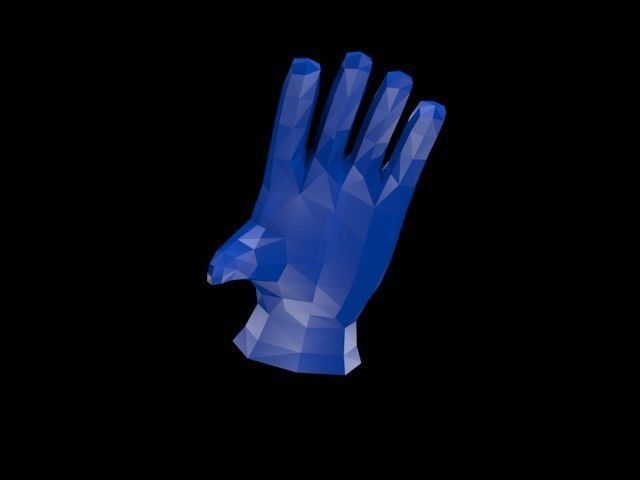 3D model Low poly Glove VR / AR / low-poly | CGTrader