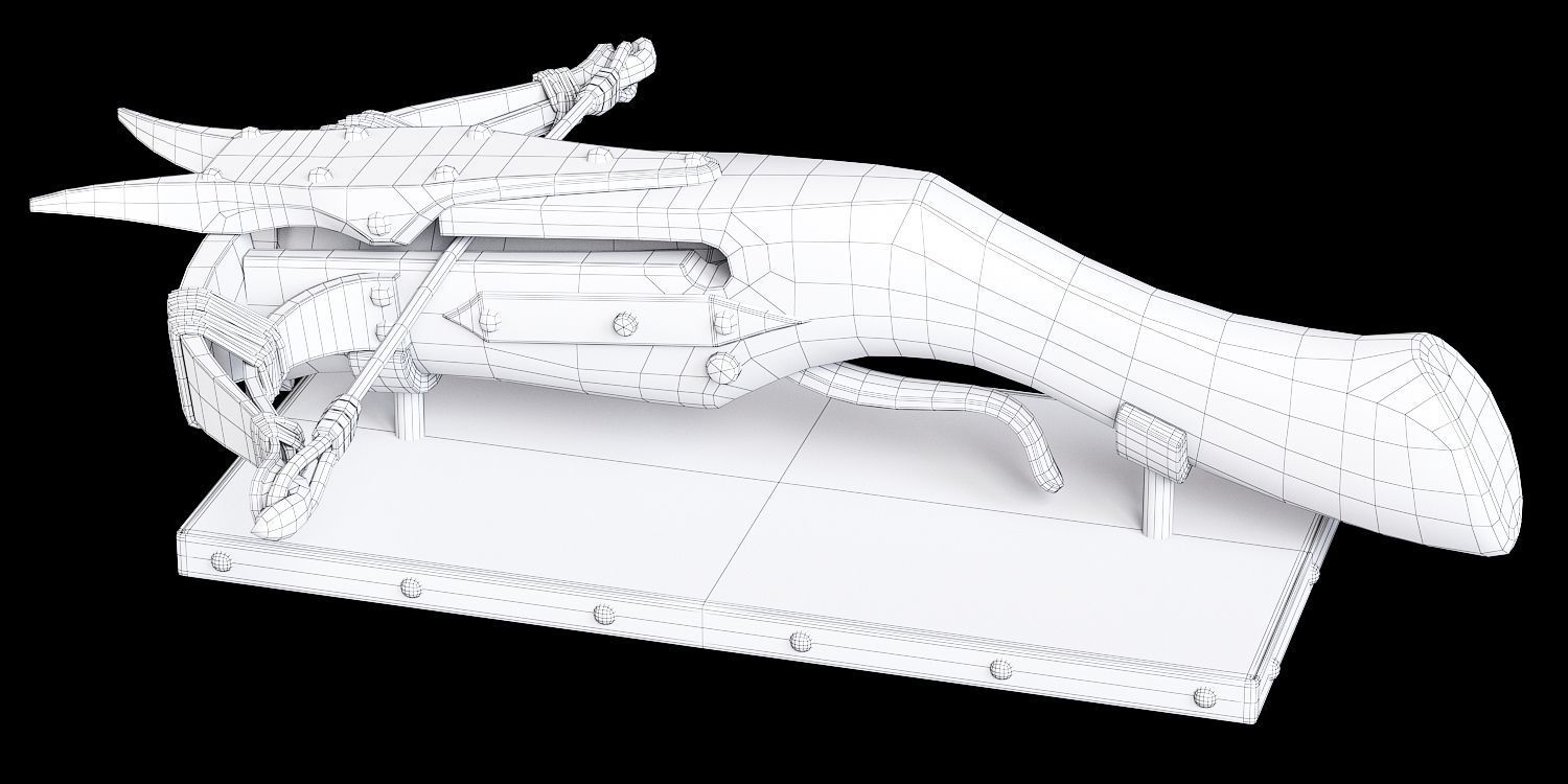 3D model Witcher Crossbow VR / AR / low-poly | CGTrader