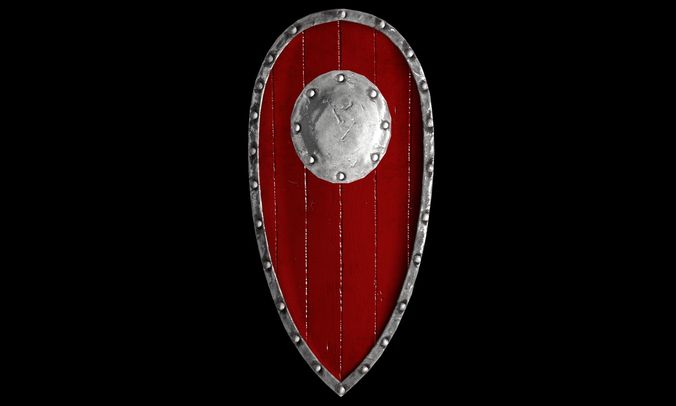 3D model Rus Shield VR / AR / low-poly | CGTrader