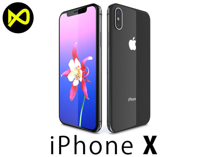 Apple iPhone X - iPhone 10 - Space Gray 3D model | CGTrader