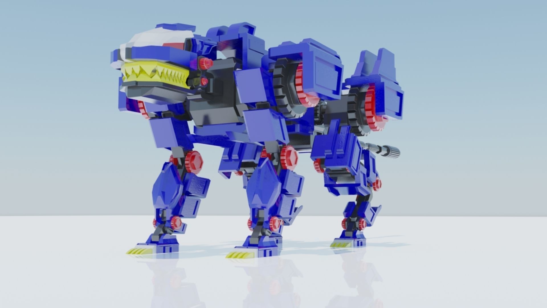 Cat Mecha Robot Zoids 3D model | CGTrader