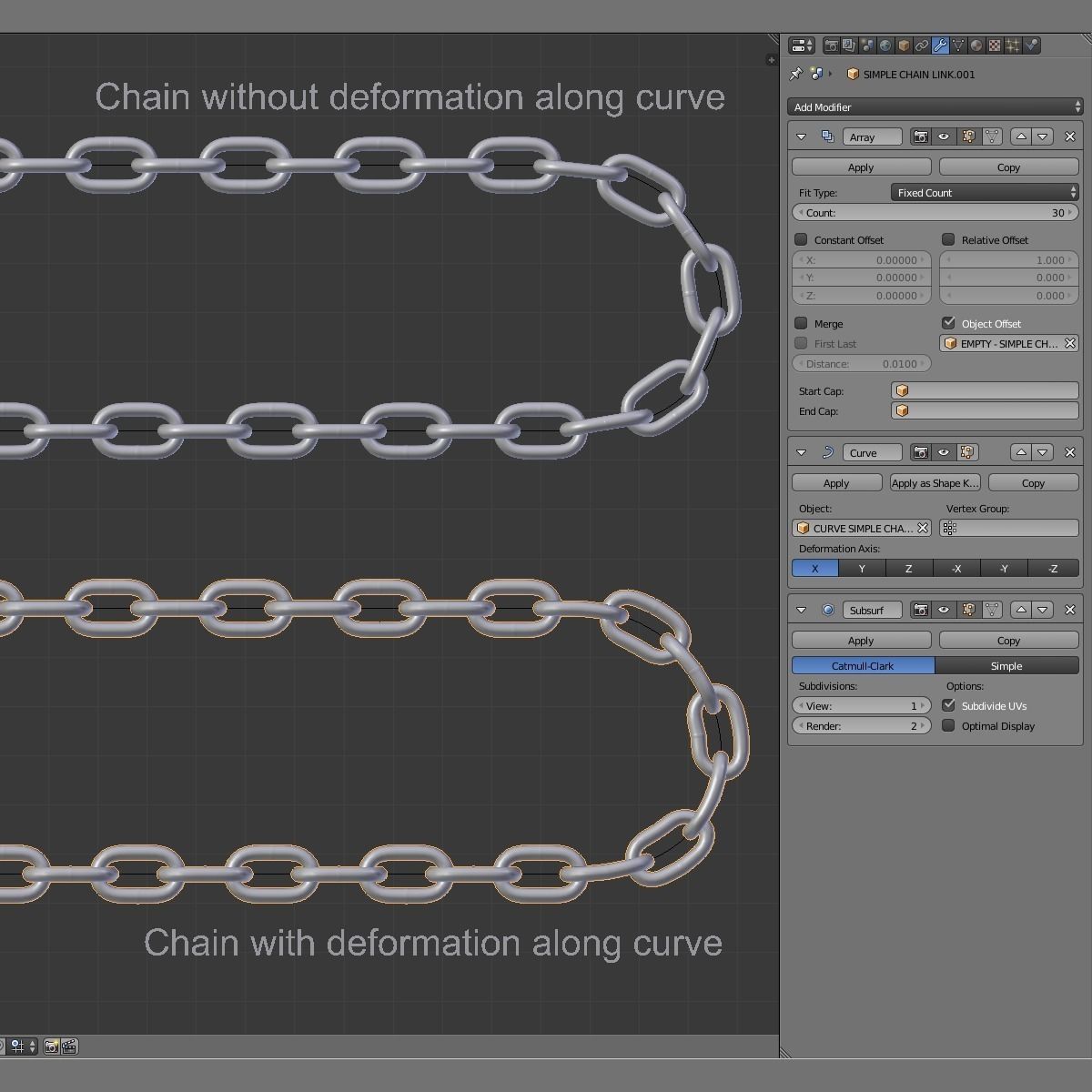 Editable Chains 3D model | CGTrader