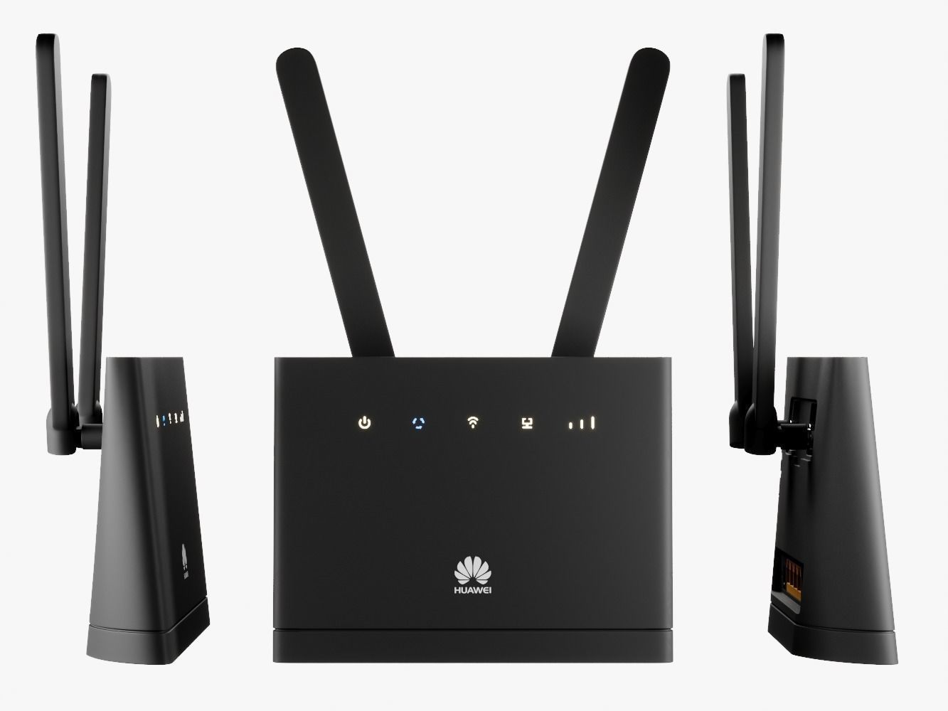 WiFi Router with Antenna - Huawei B315 3D model | CGTrader