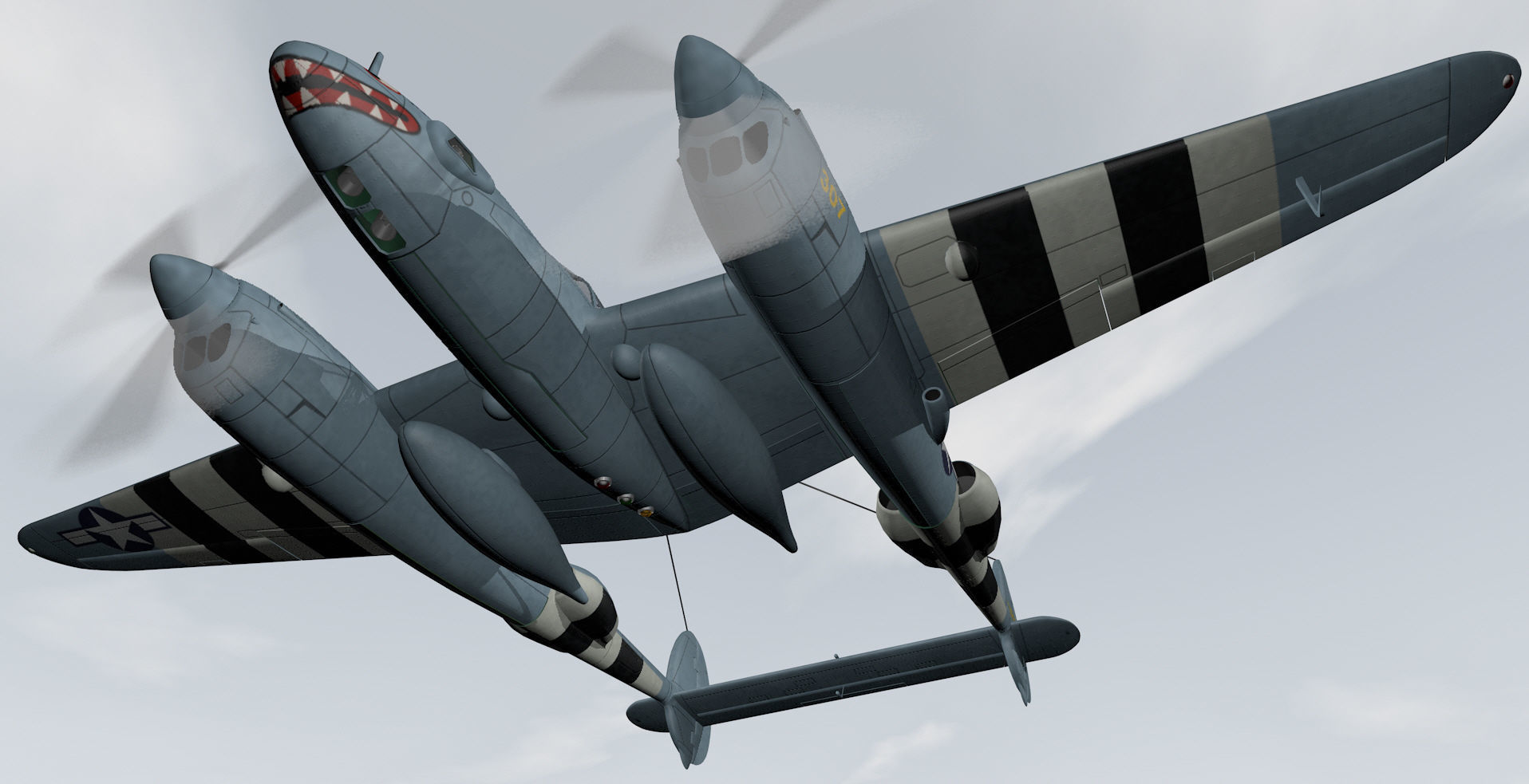 Lockheed F-5A Photo Lightning 3D model | CGTrader