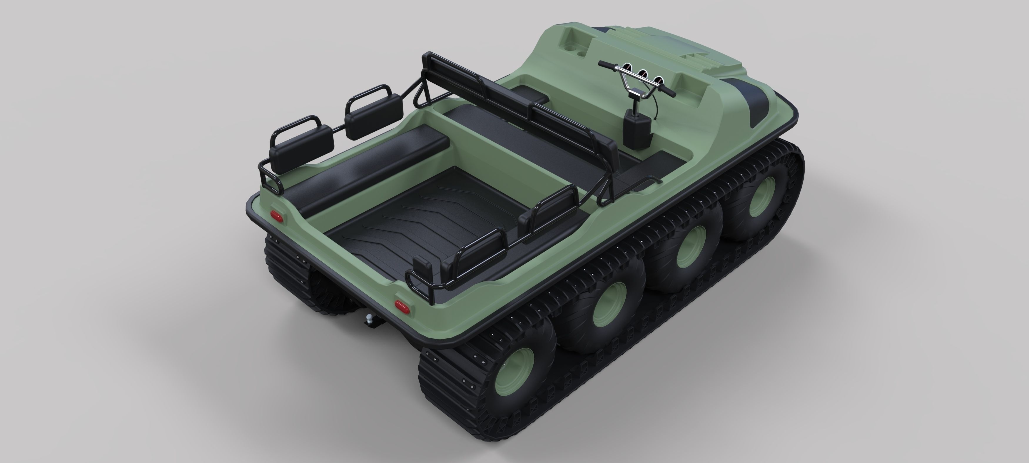 Argo 750 HD 8x8 with tracks 3D model | CGTrader