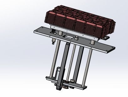 The stack-type loading mechanism 3D model | CGTrader
