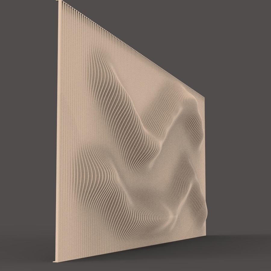 5 Parametric grasshopper walls CNC router printable 3D model 3D ...