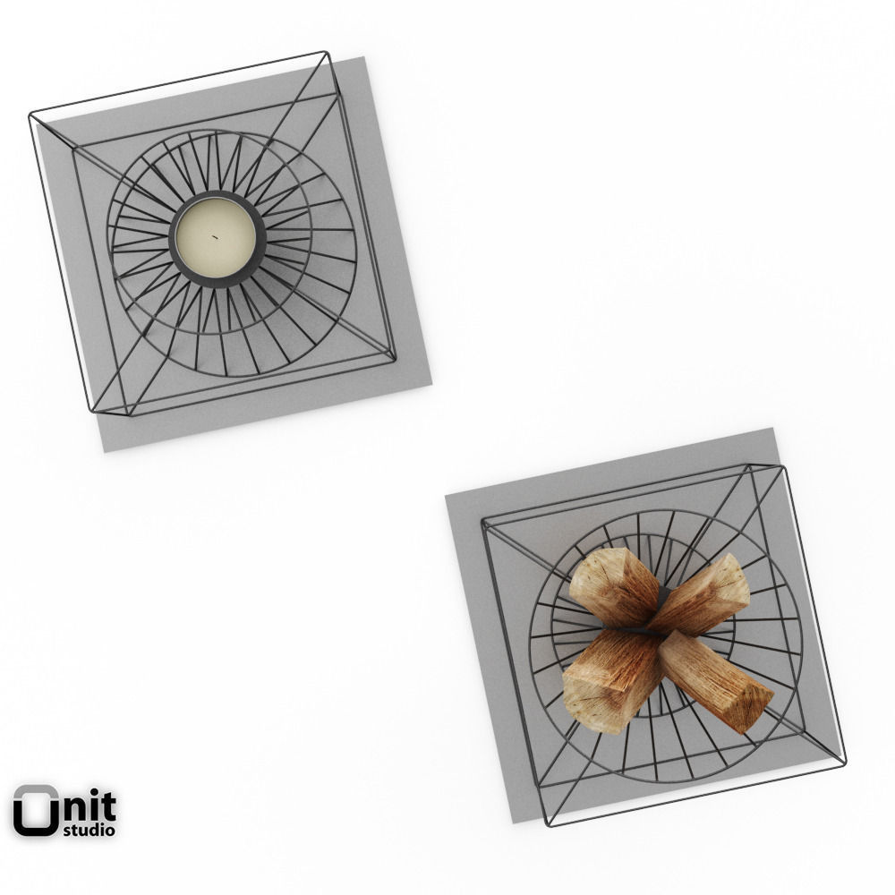 Skargaarden Boo fire basket 3D model | CGTrader