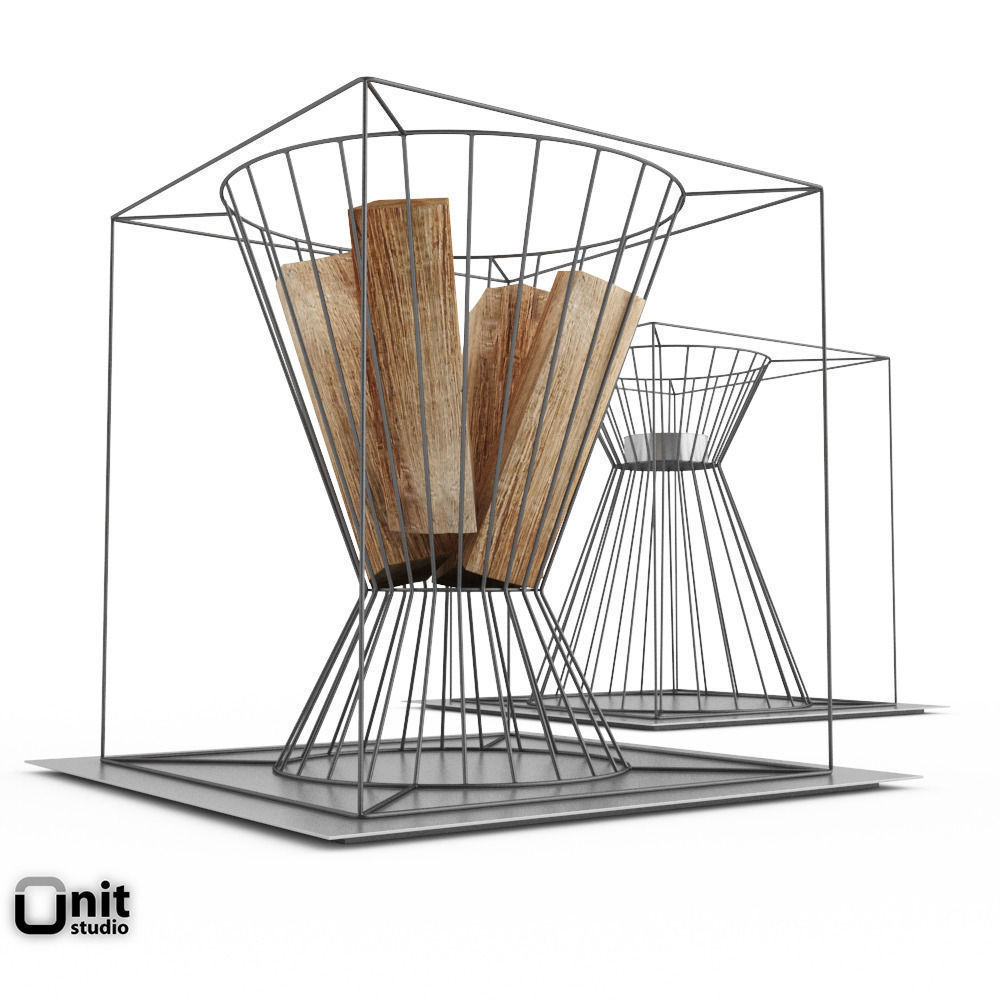 Skargaarden Boo fire basket 3D model | CGTrader