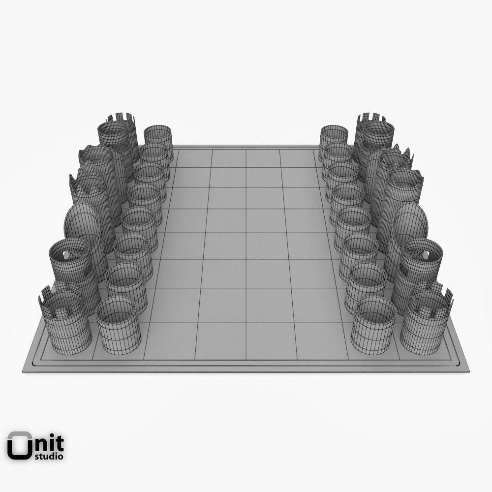 YAP chess game by Philippi 3D model | CGTrader