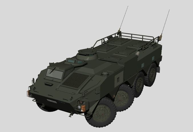 Japan Ground Self-Defense Force Type96 APC Default Color 3D model ...
