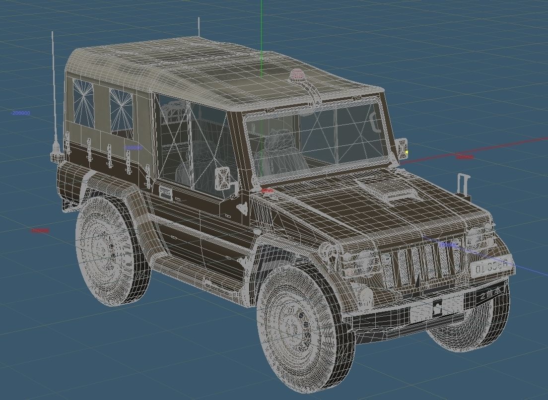 JGSDF Type-73 pickup truck early model single side update 3D model ...