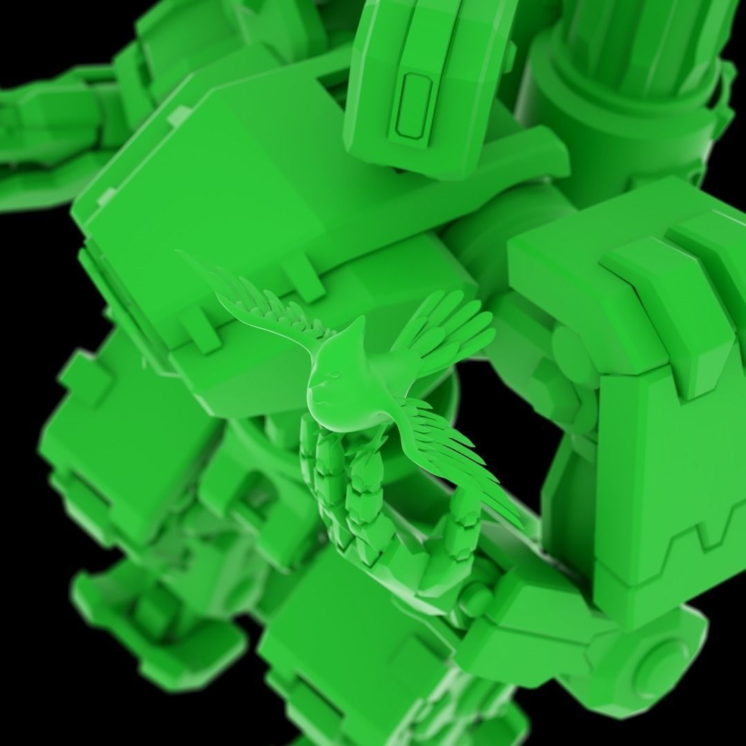 Bastion - Overwatch 3D model 3D printable | CGTrader