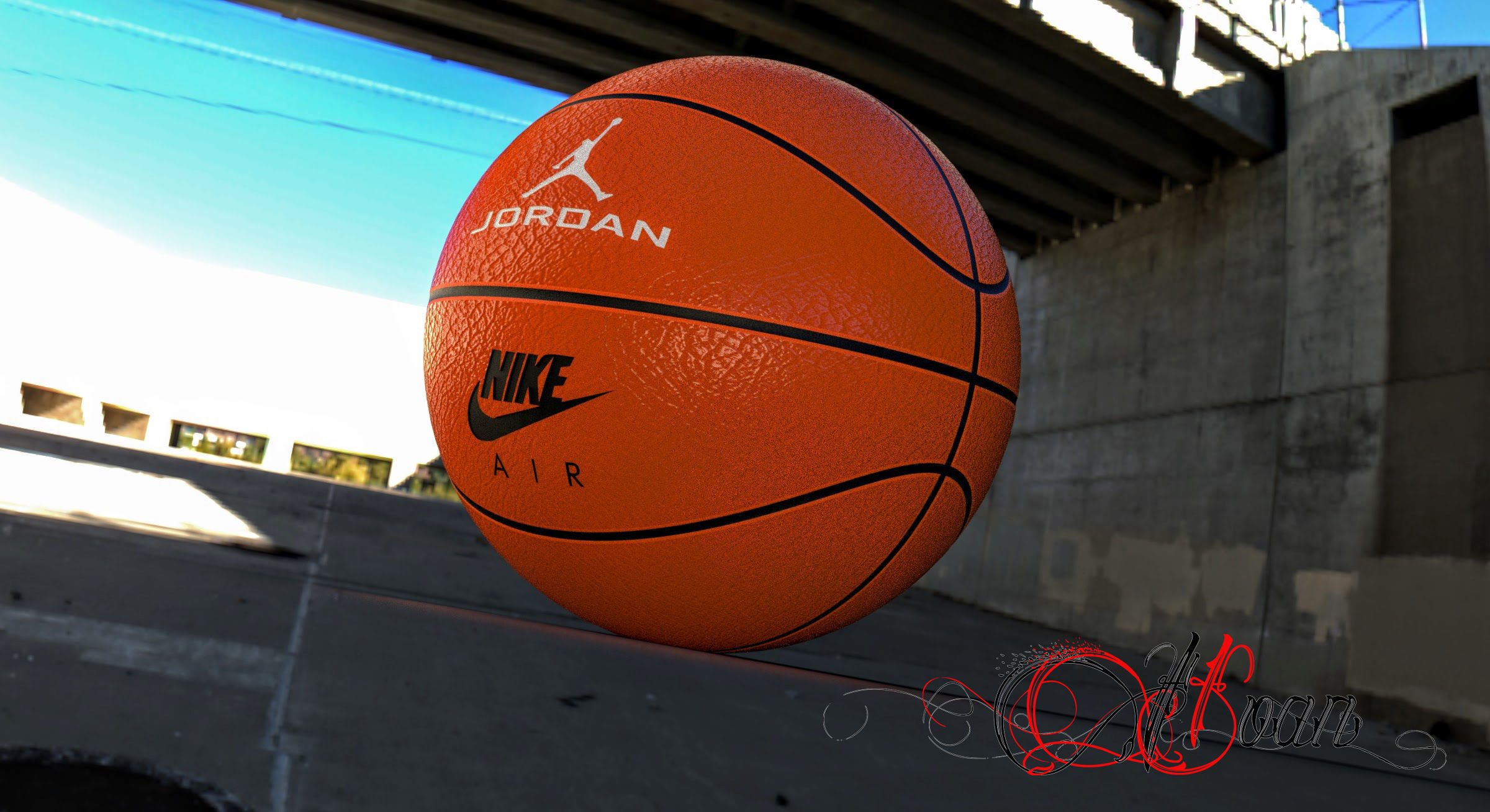 Basketball nike 3D model | CGTrader