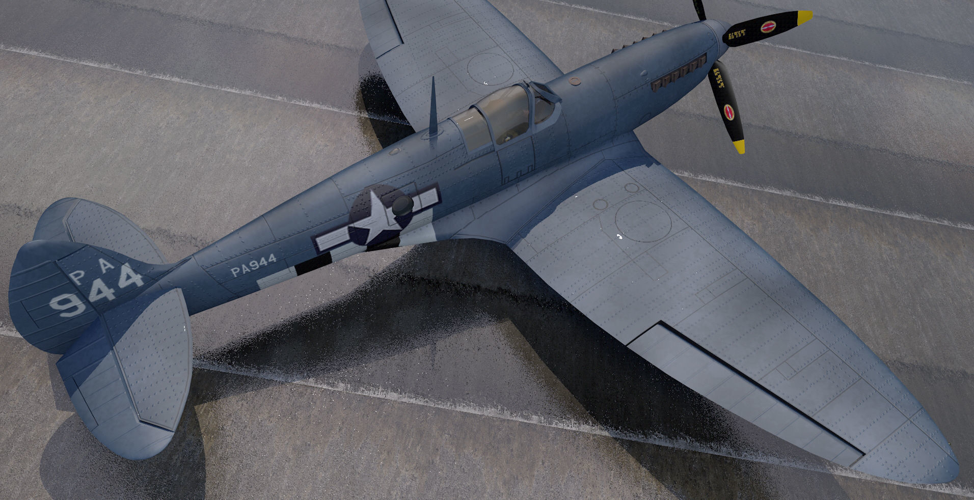 Supermarine Spitfire PRU Mk-11 - USAF 3D model | CGTrader