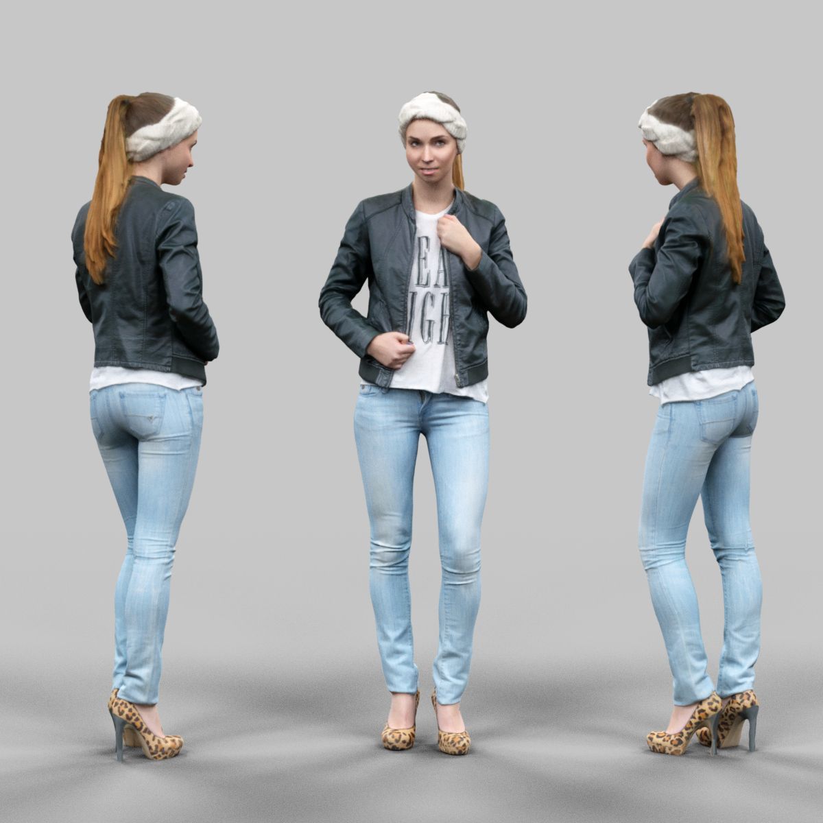 3D model 72 Scanned Models Female VR / AR / low-poly | CGTrader