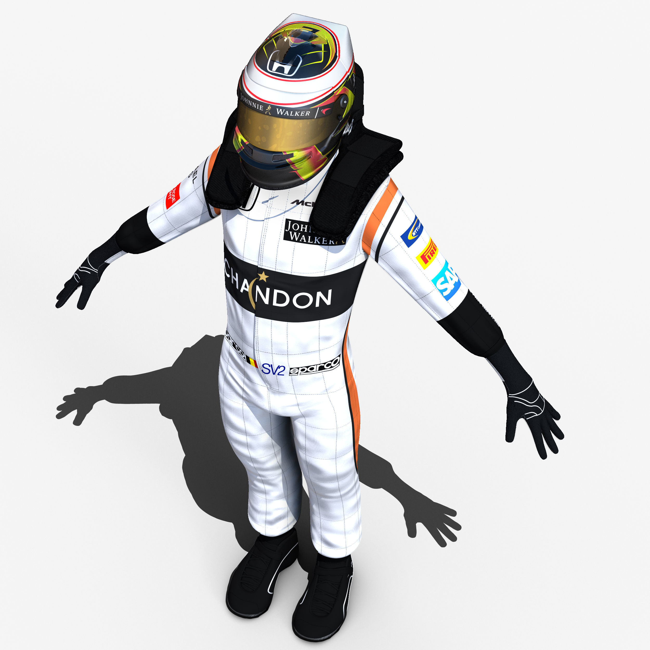 3D model Drivers 2017 Formula 1 VR / AR / low-poly rigged | CGTrader