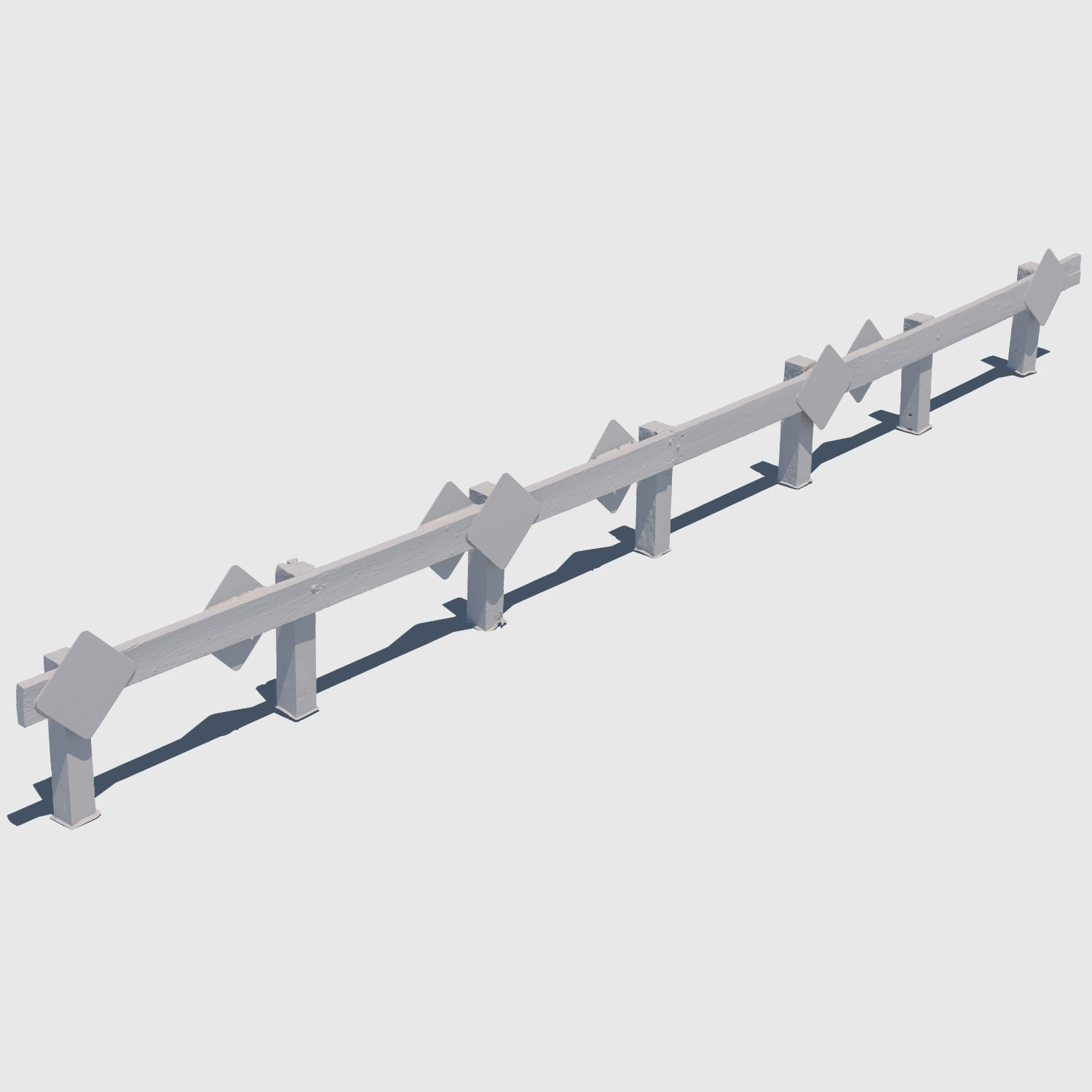 End of Road Marker 3D model | CGTrader
