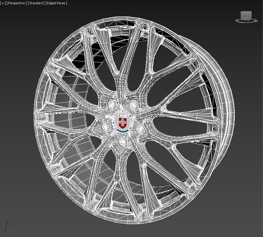HRE P200 Monoblock free 3D model | CGTrader