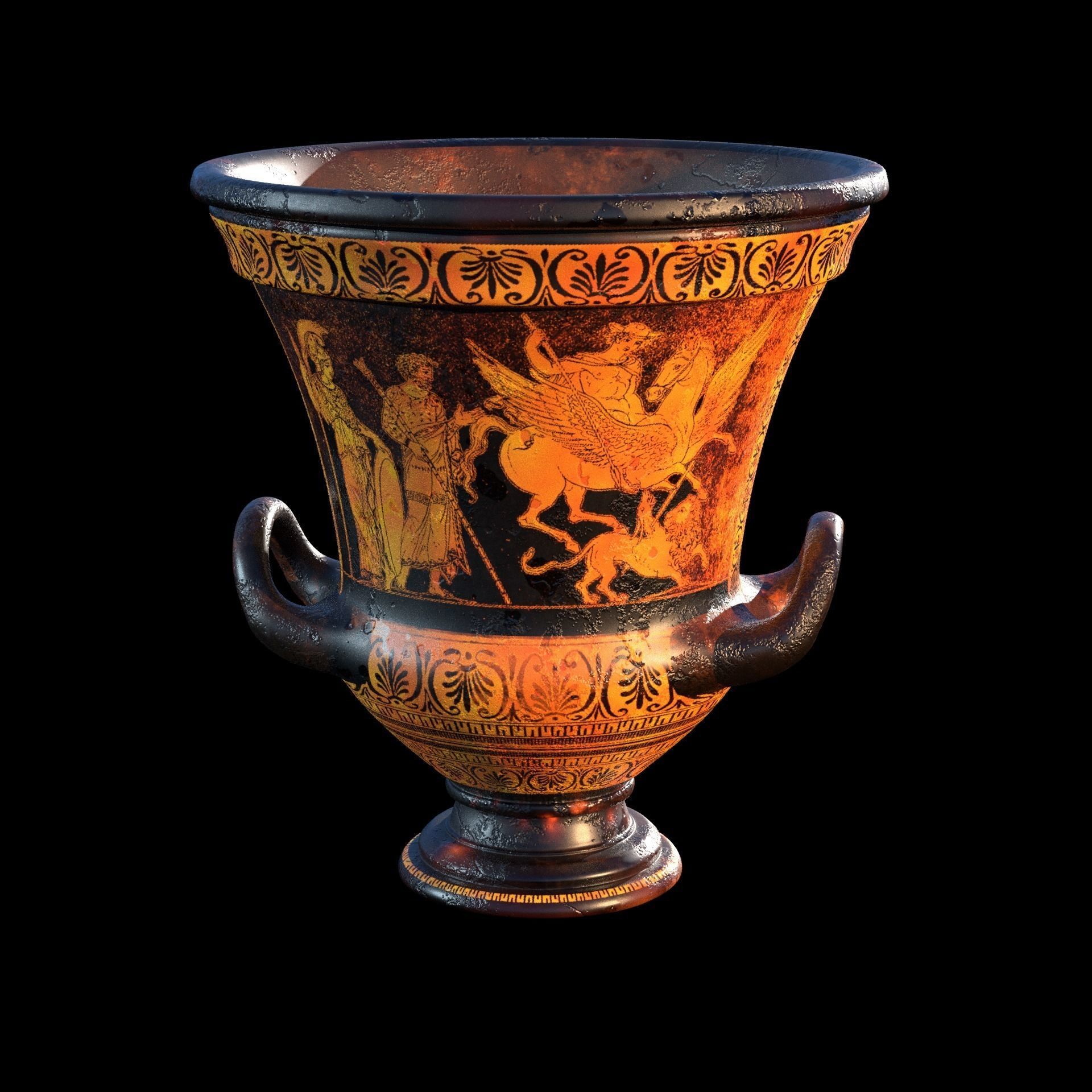 Kalyx Krater 3D model | CGTrader