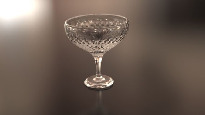 Crystal Glass free 3D model | CGTrader