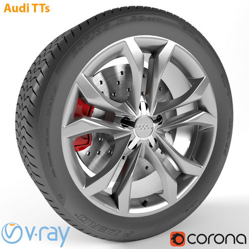 Audi TTs Wheel 3D model | CGTrader