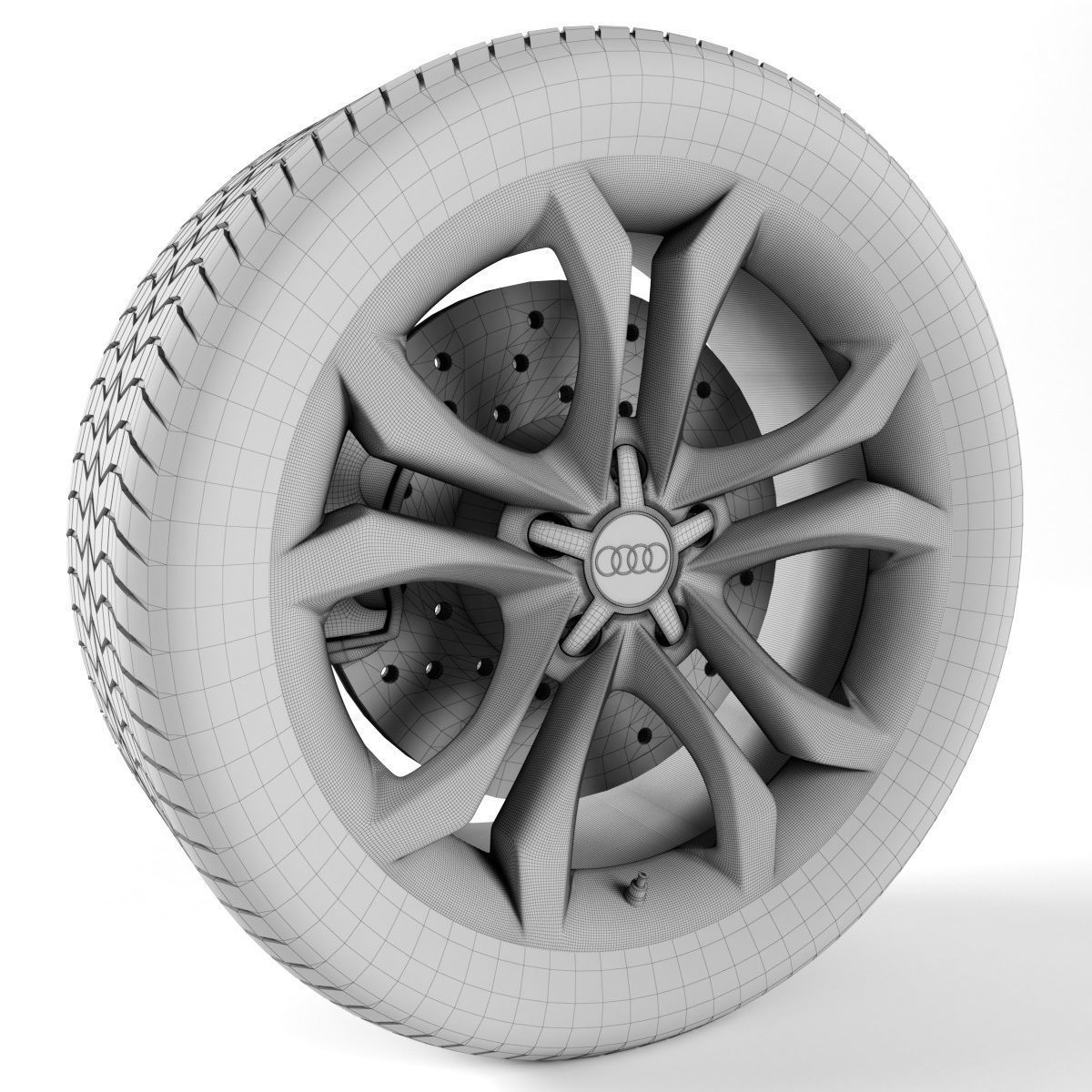 Audi TTs Wheel 3D model | CGTrader