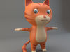 3D model Cartoon Cat VR / AR / low-poly | CGTrader