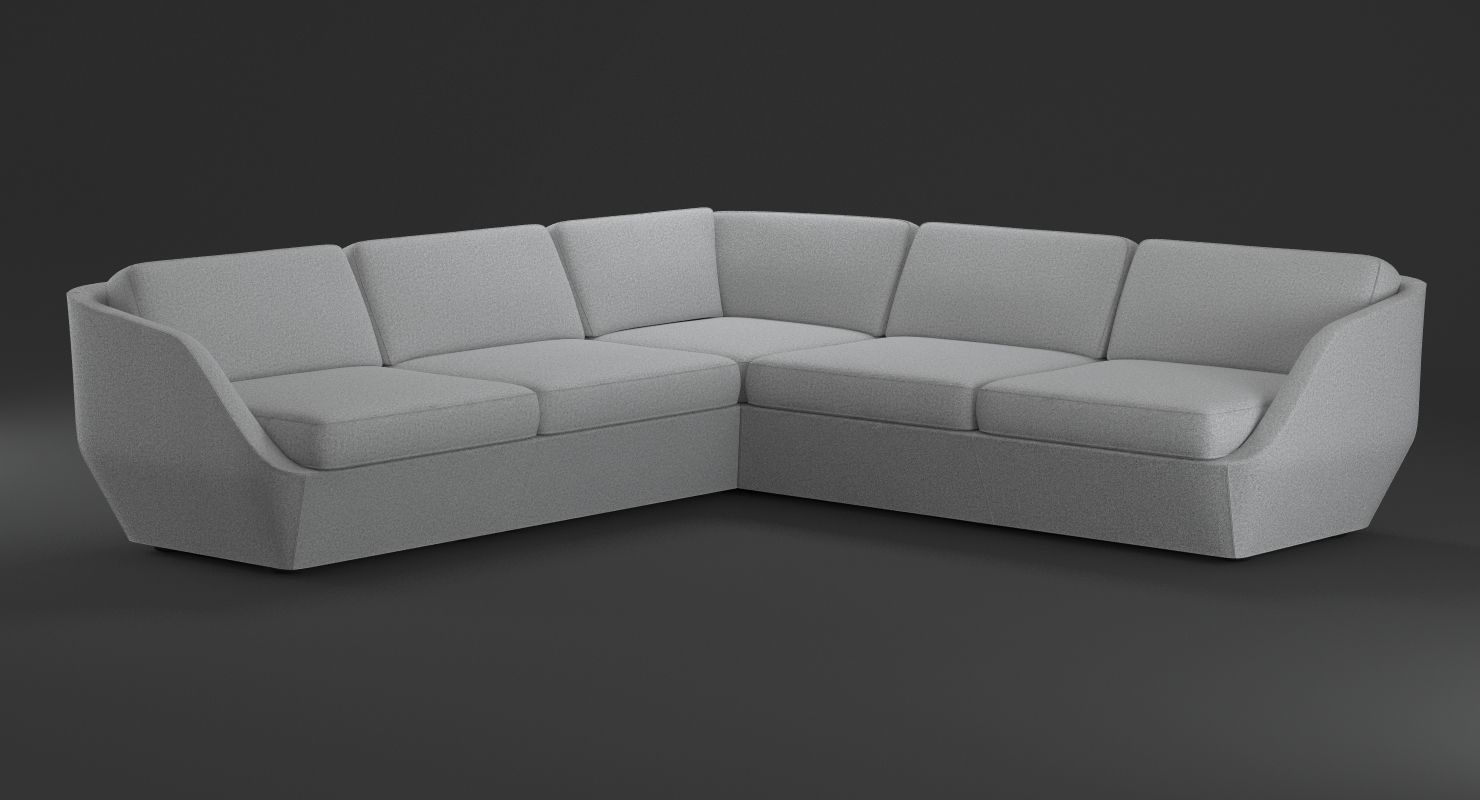 Bernhardt Design Cinema Sofa 3D model | CGTrader