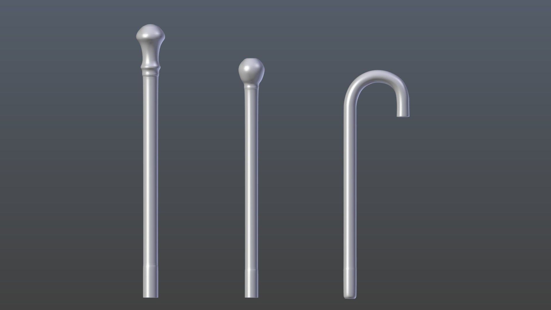 Canes 3D model | CGTrader