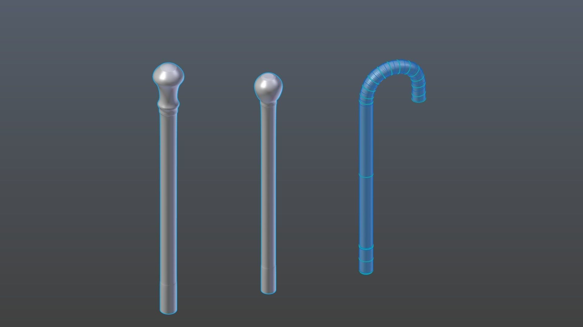 Canes 3D model | CGTrader