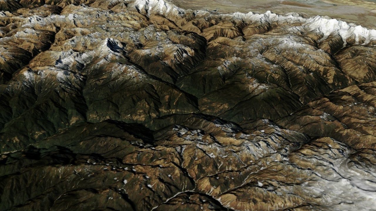 Himalaya Mountains Mount Everest Area 3D model | CGTrader