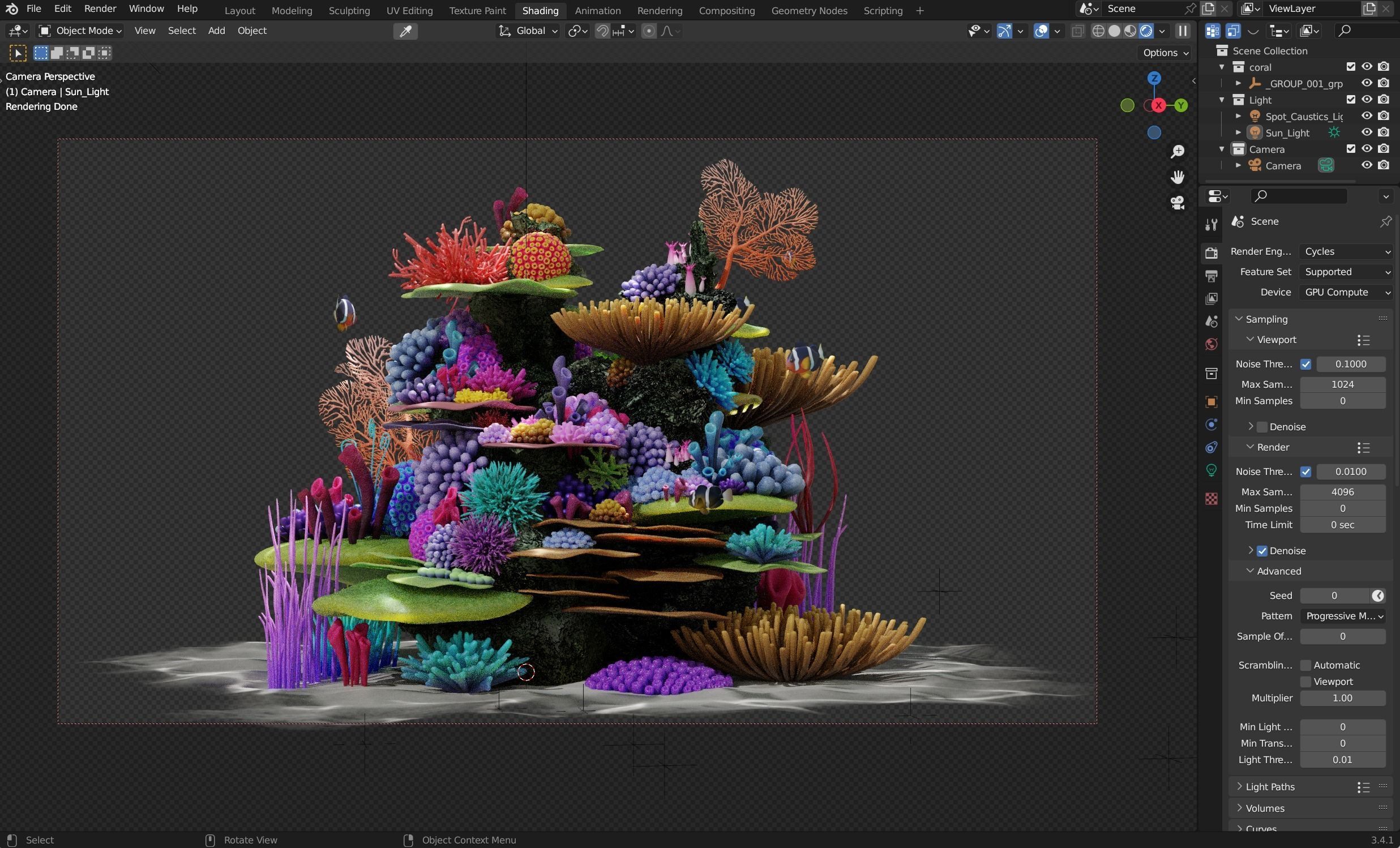 Coral Reef 3D model | CGTrader