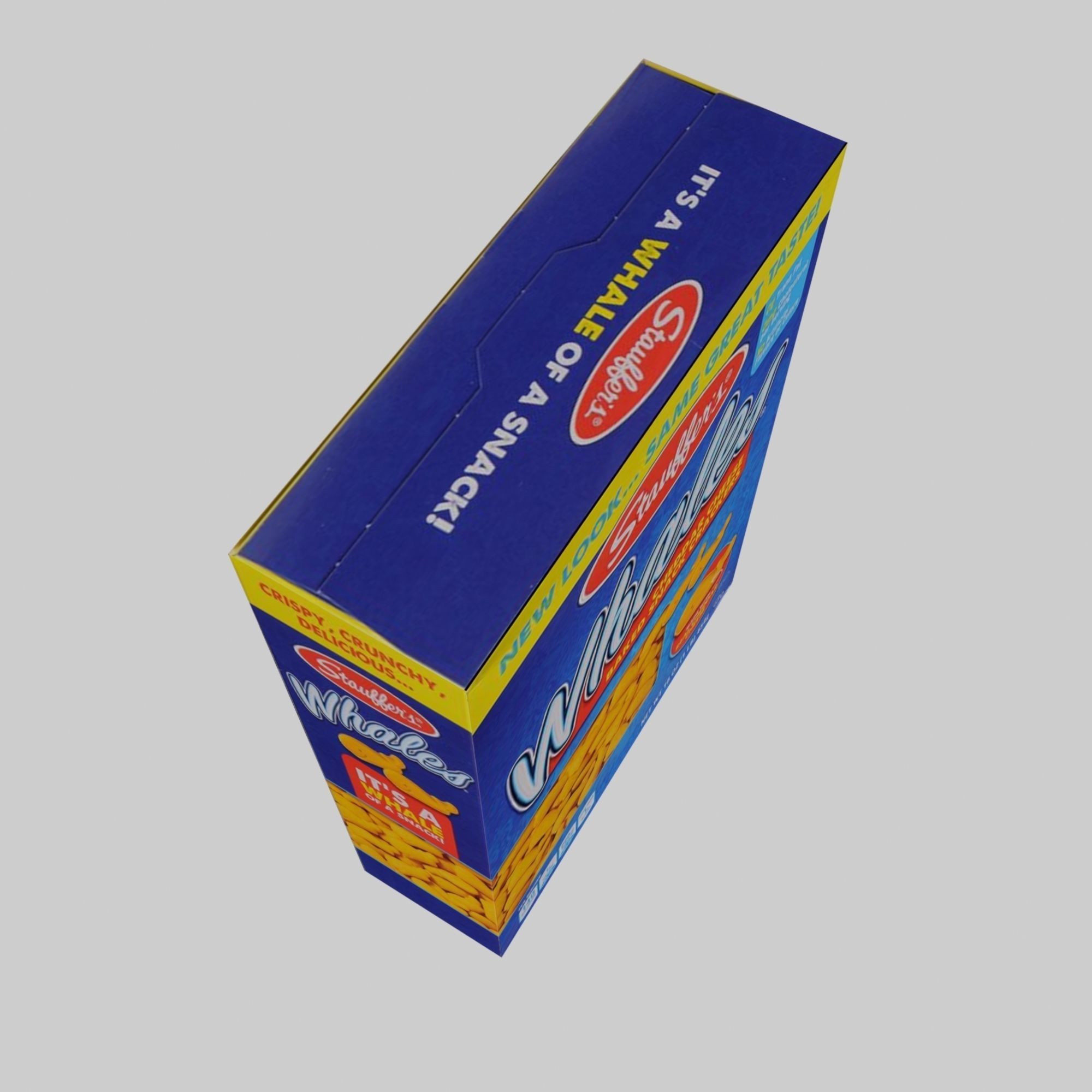 3D model Stauffers Whales Baked Snack Crackers VR / AR / low-poly ...