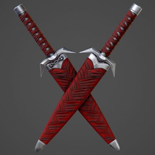 3D model Assassin Knife PBR Game-Ready VR / AR / low-poly | CGTrader