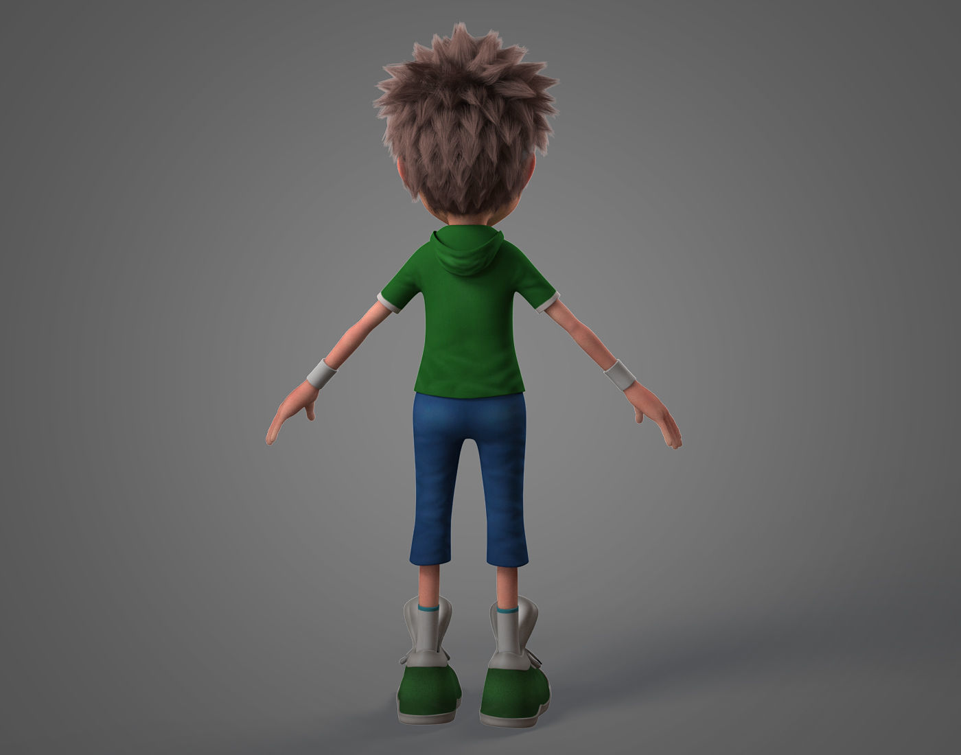 Cartoon Boy Rigged 3D model rigged | CGTrader