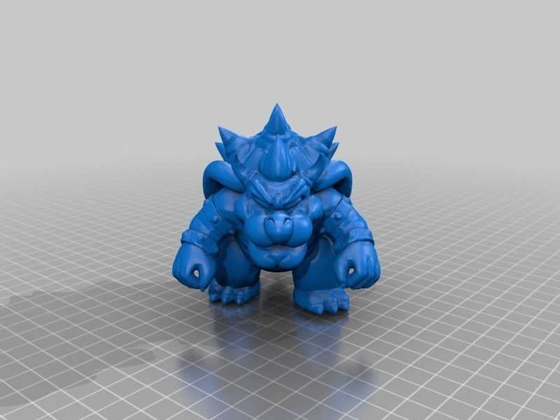 Bowser resculpted free 3D model 3D printable | CGTrader