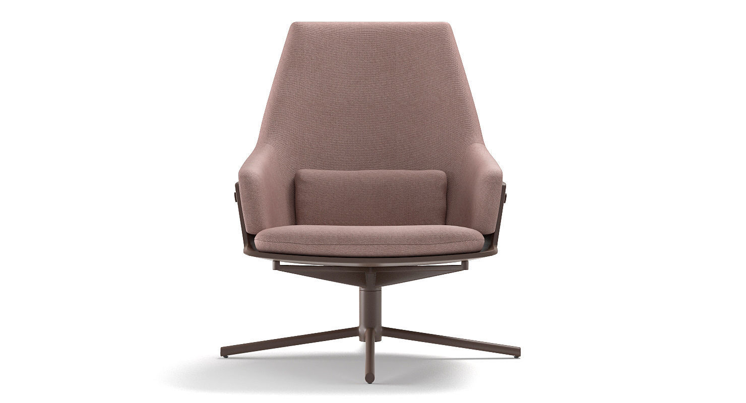 Blu Dot Lock Lounge Chair 3D model | CGTrader