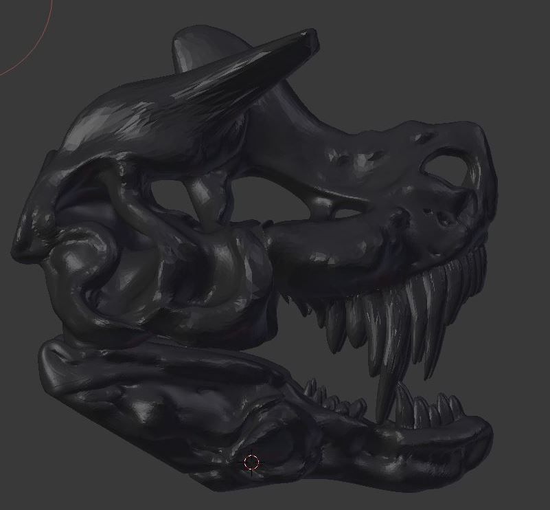 T-Rex Hell Hound remix free 3D model 3D printable | CGTrader