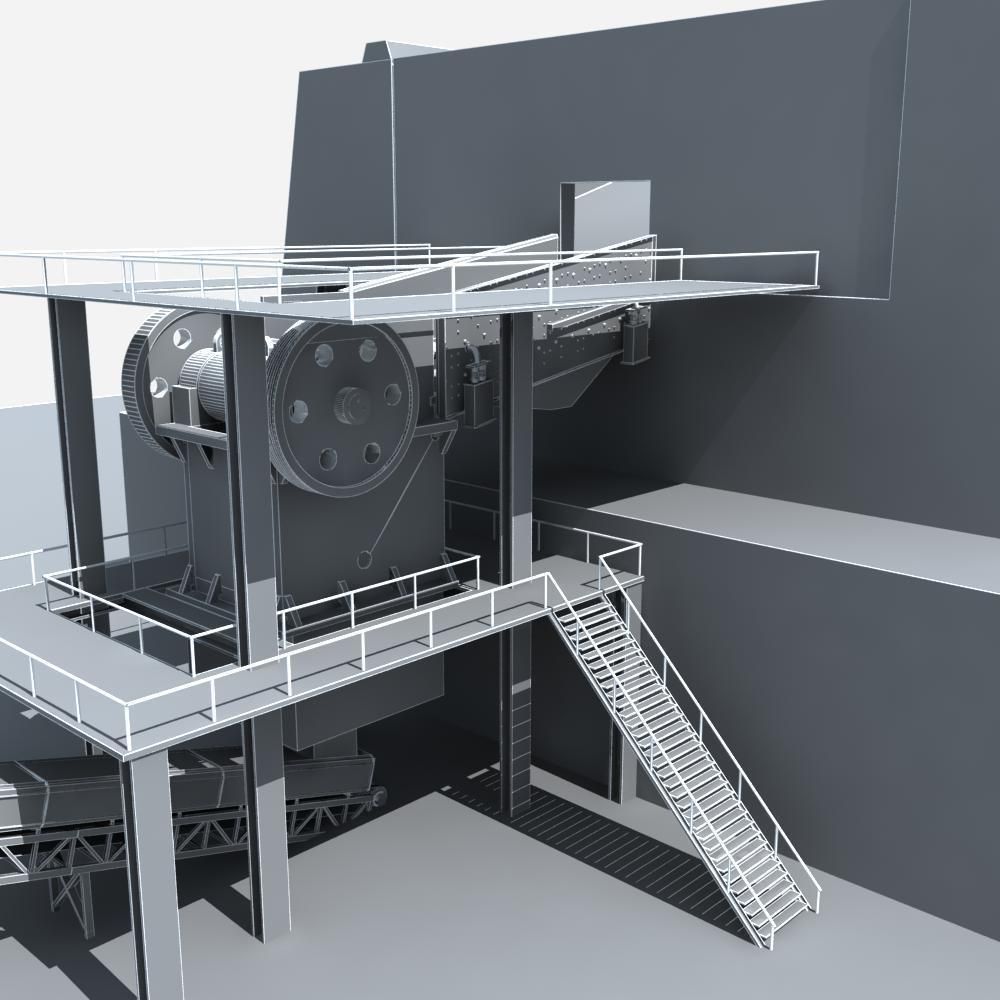 Mining Machinery 3D model | CGTrader