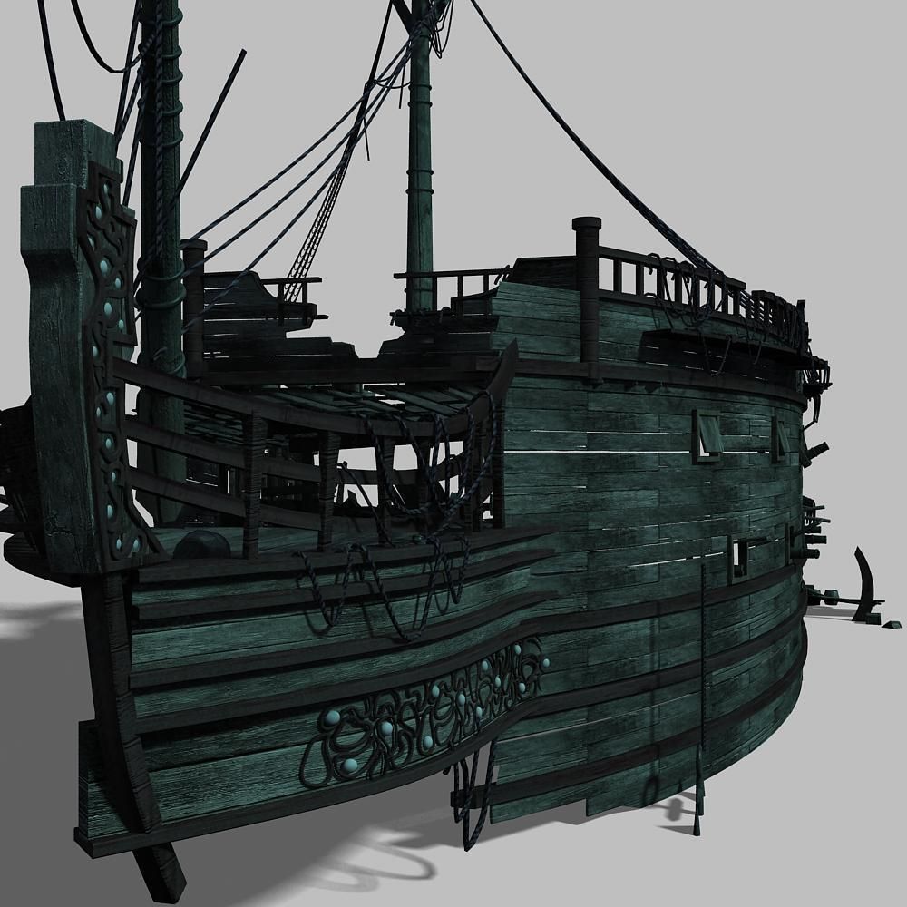 Shipwreck 01 3D model | CGTrader