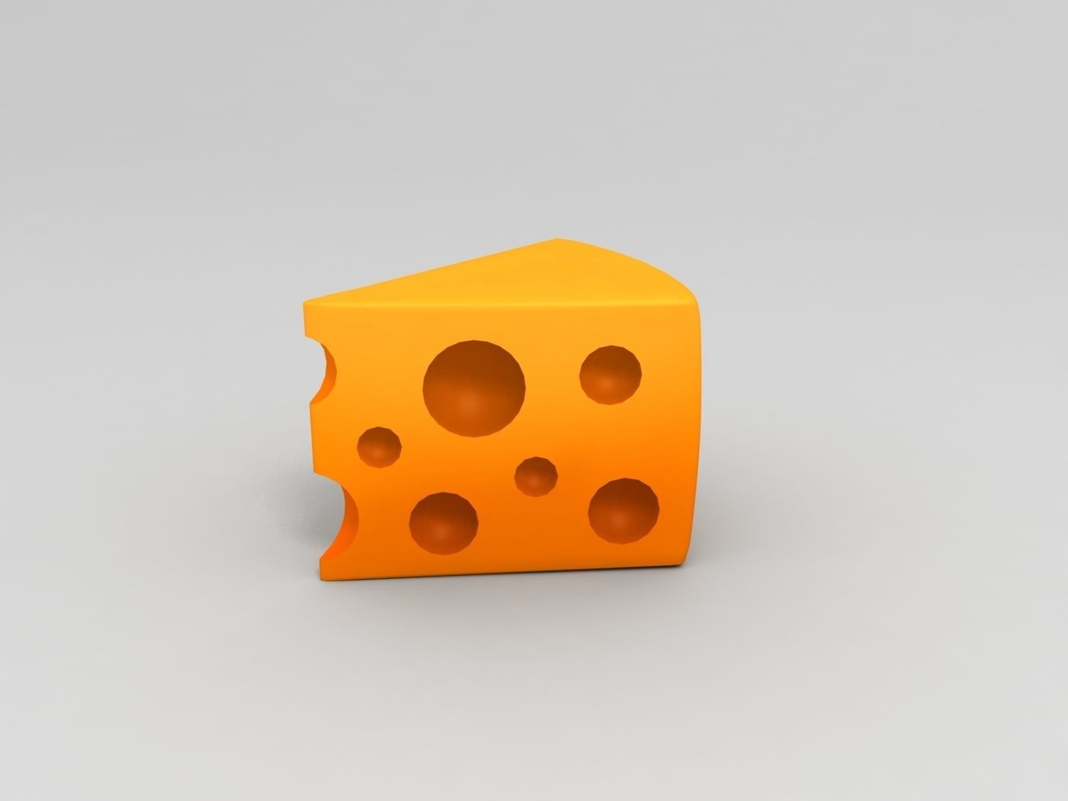 3D model Cheese VR / AR / low-poly | CGTrader