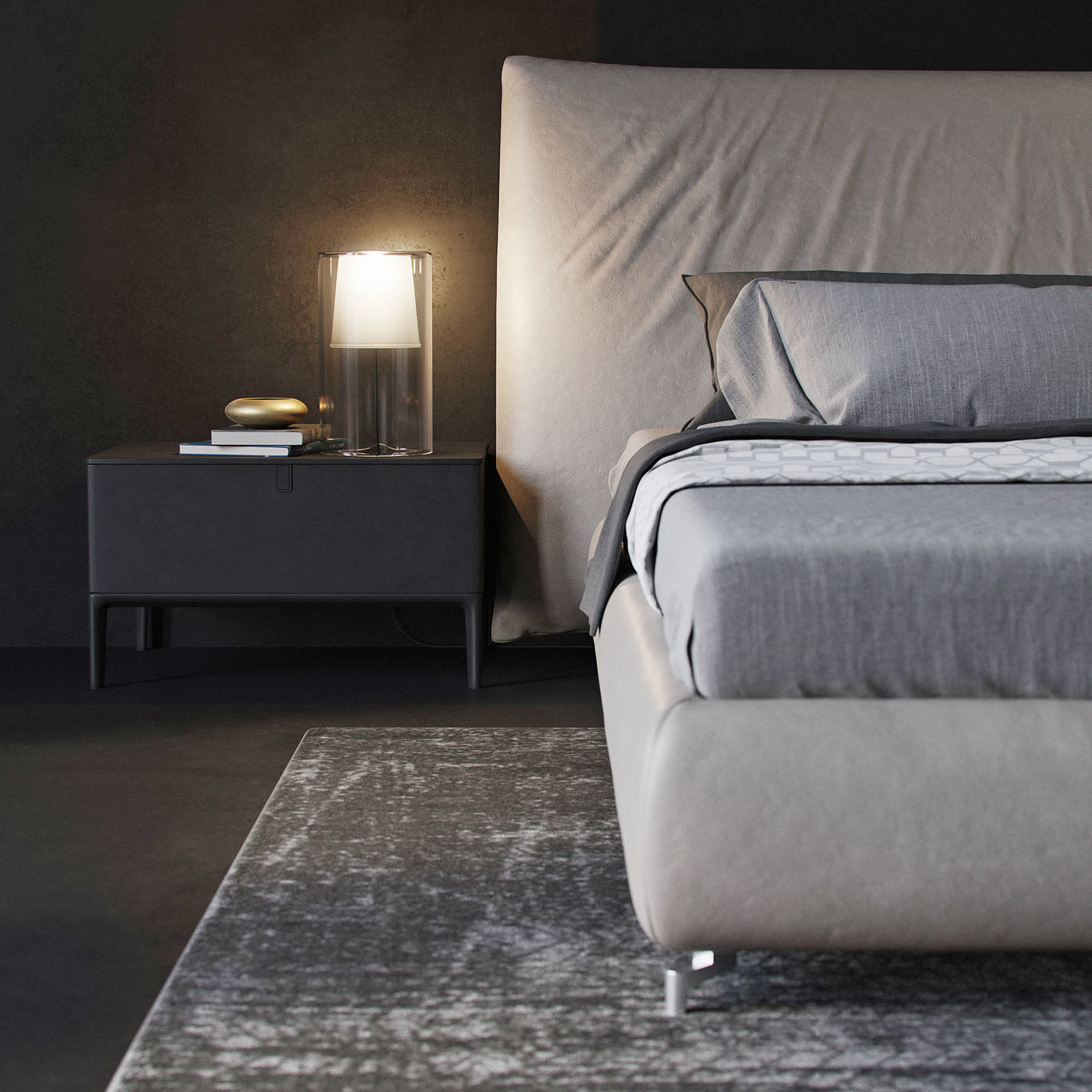Alivar suite bed 3D model | CGTrader